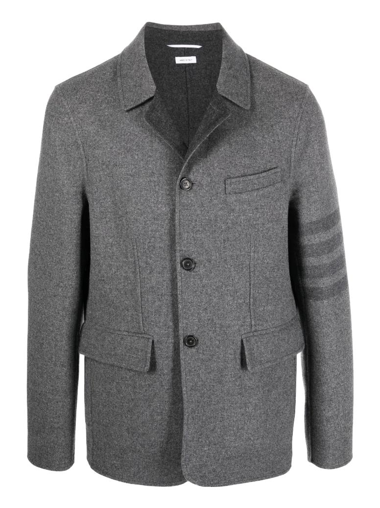 THOM BROWNE Thom Browne Wool Button-Fastening Shirt-Jacket